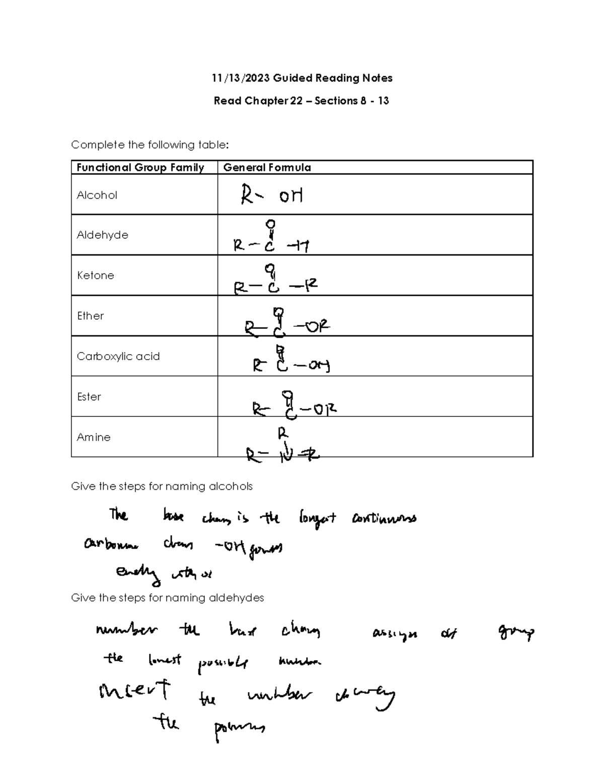 1113 Guided Reading Notes - 11 / 13 /2023 Guided Reading Notes Read ...