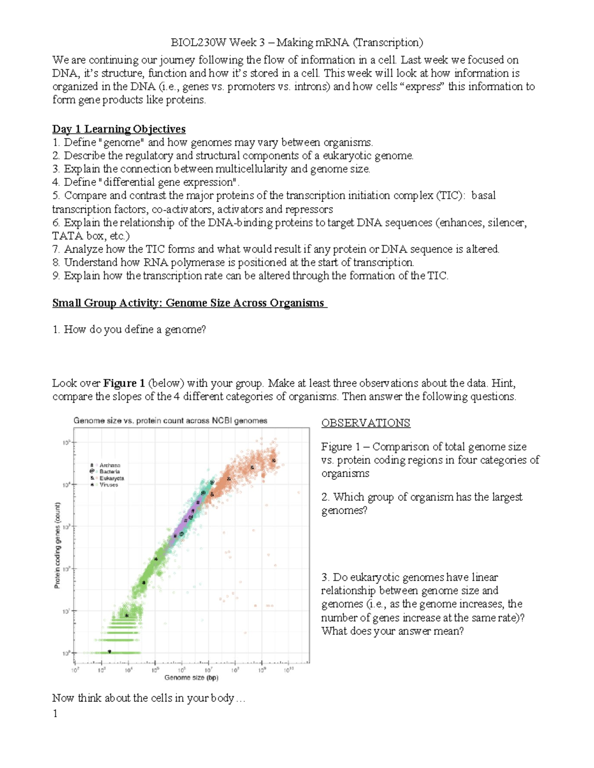 Week 3 Packet - We are continuing our journey following the flow of ...