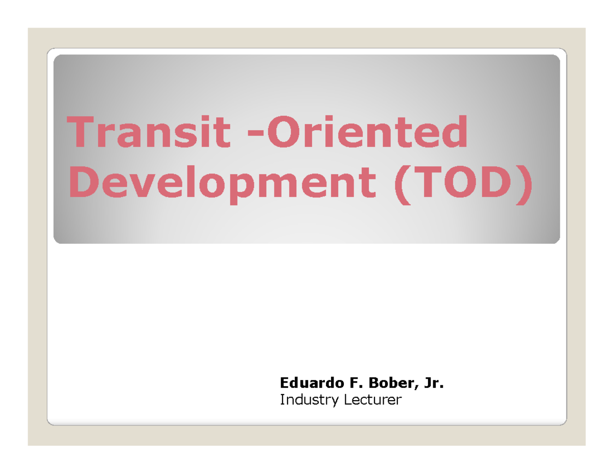 TOD updated 1 - adfadfasd - - Studocu