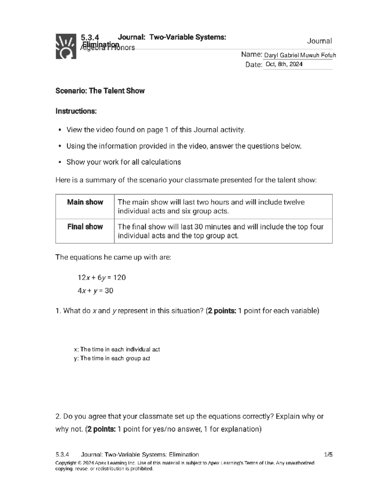 5.3.4 Journal - Two-Variable Systems Elimination (Journal) - Journal ...