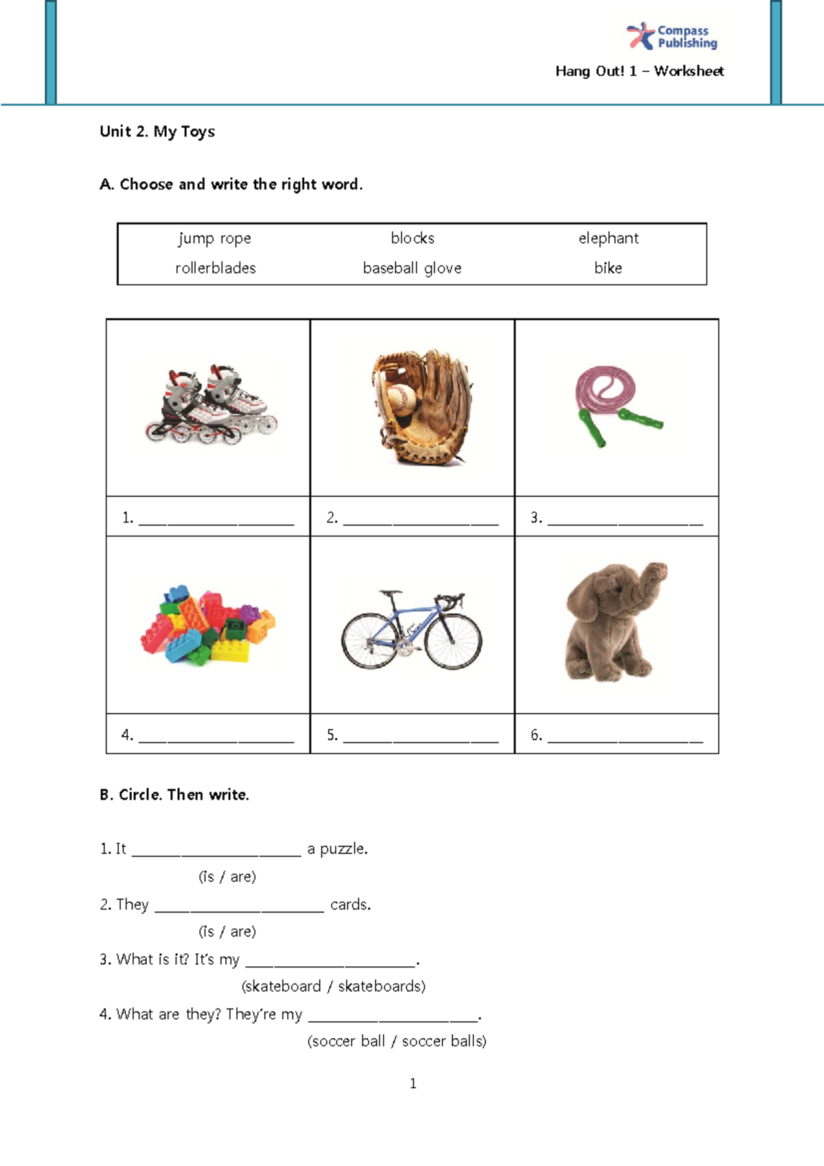 465196909 Hangout 1 worksheet U2 - Hang Out! 1 – Worksheet 1 Unit 2. My ...