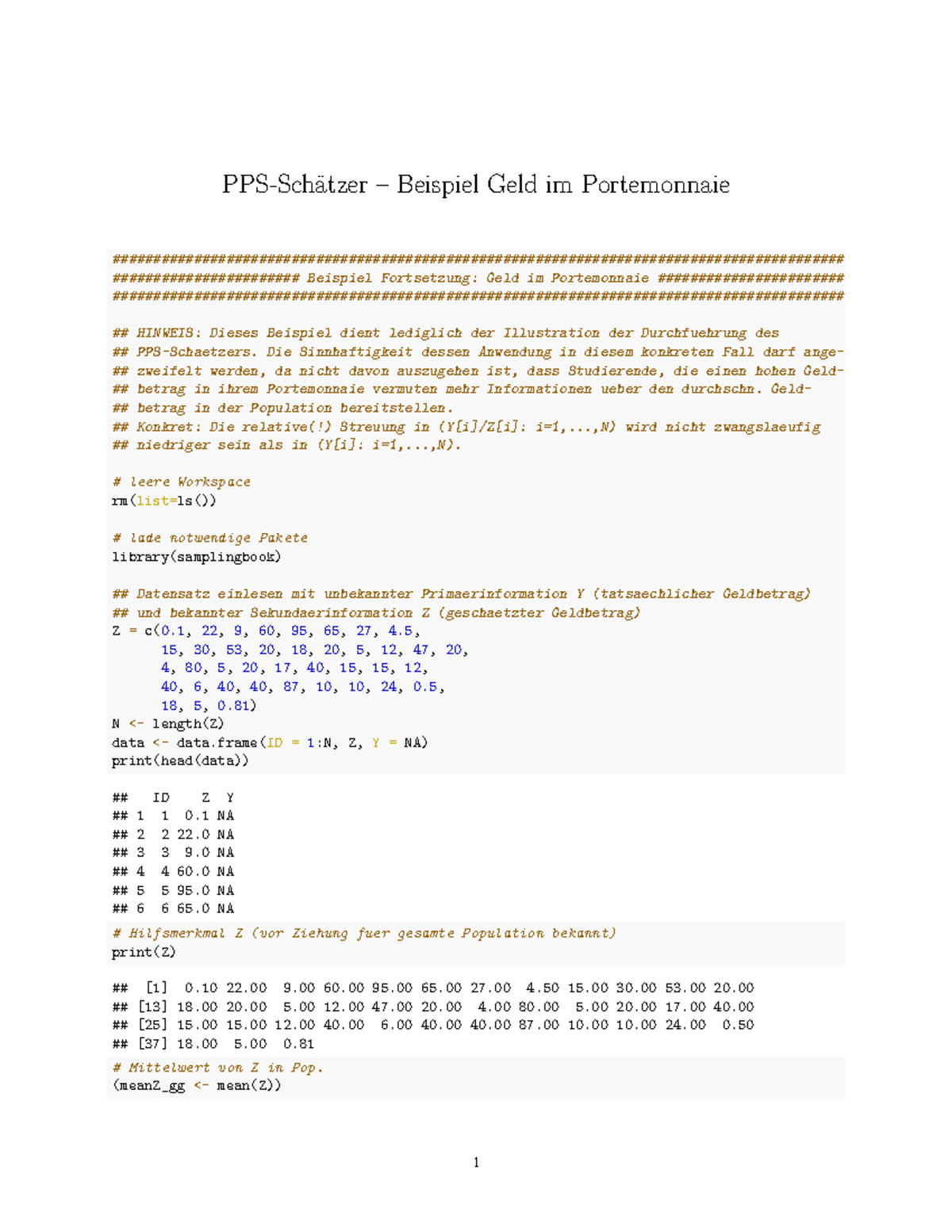 PPS-Beispiel - Code von PPS Beispiele - PPS-Schätzer – Beispiel Geld im ...
