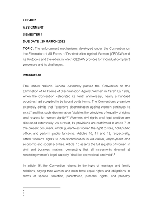 LCP4807 Assignment 02 Semester II 2022 - LCP4807 SEMESTER II 2022 ASSIGNMENT 02 ASSIGNMENT 02 ...