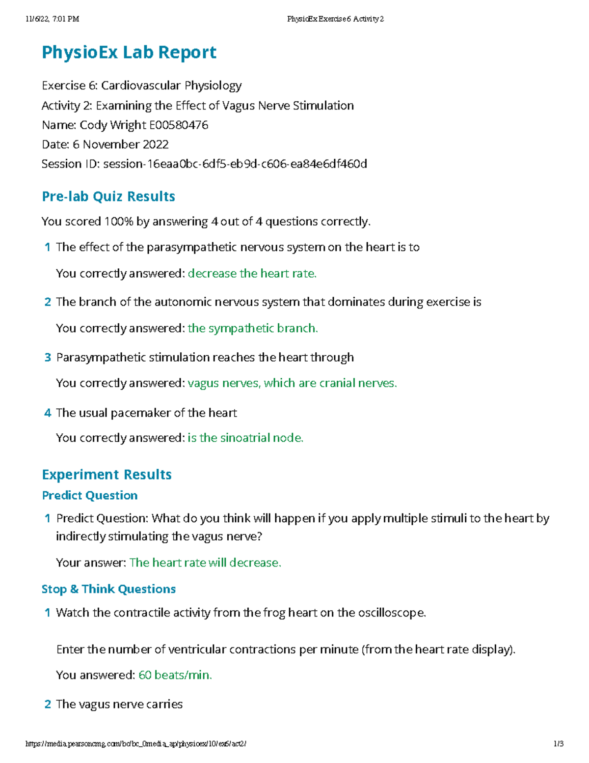 Physio Ex Exercise 6 Activity 2 - pearsoncmg/bc/bc_0media_ap/physioex ...