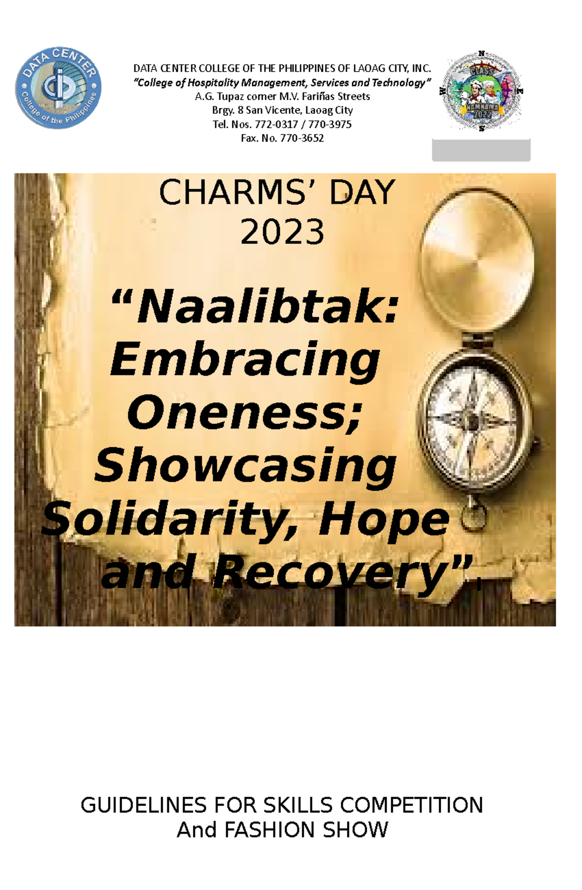 Guidelines in Events - DATA CENTER COLLEGE OF THE PHILIPPINES OF LAOAG ...