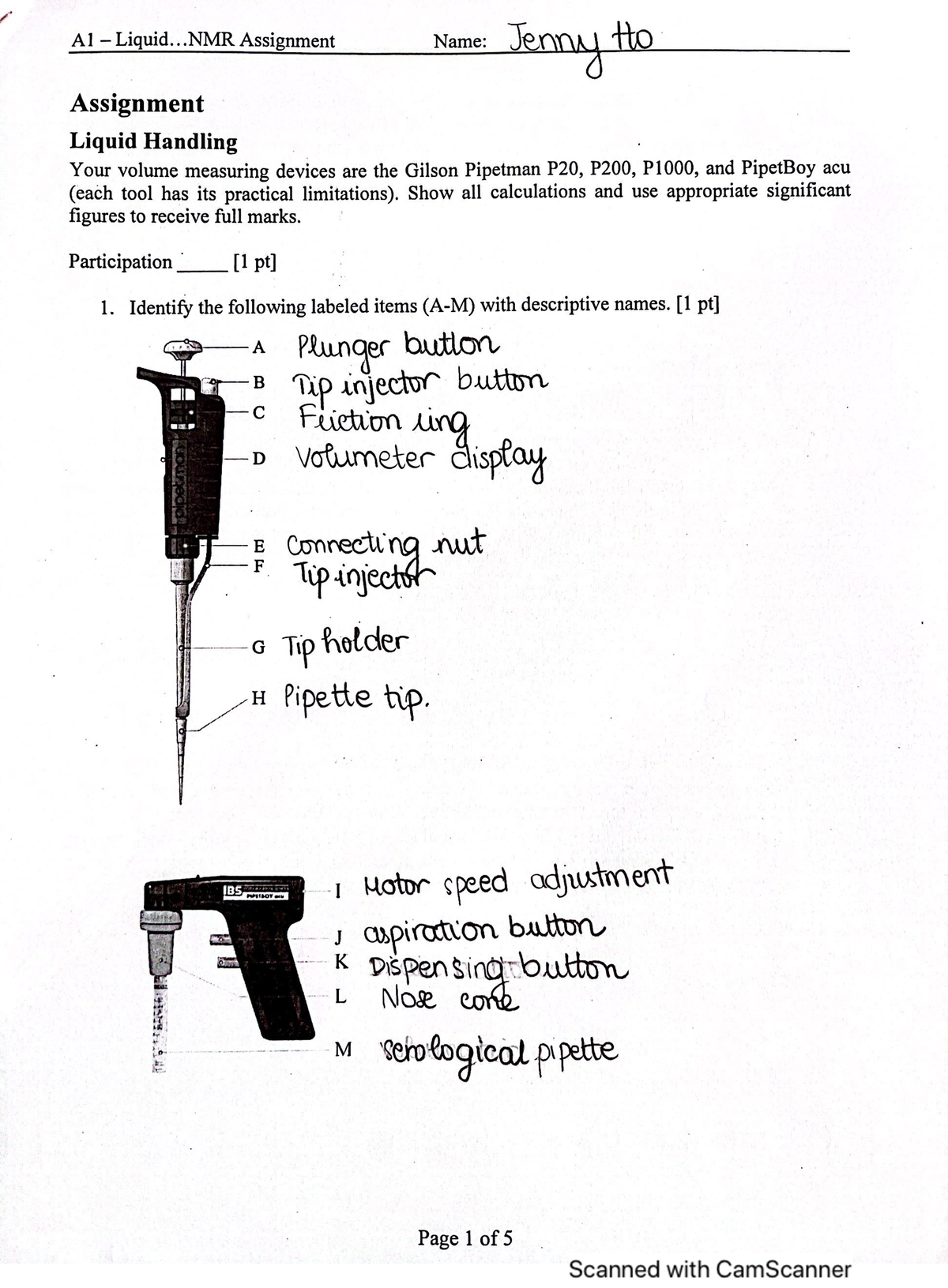 Assignment 1 BIOC 2610 - BIOC 2610 - Studocu
