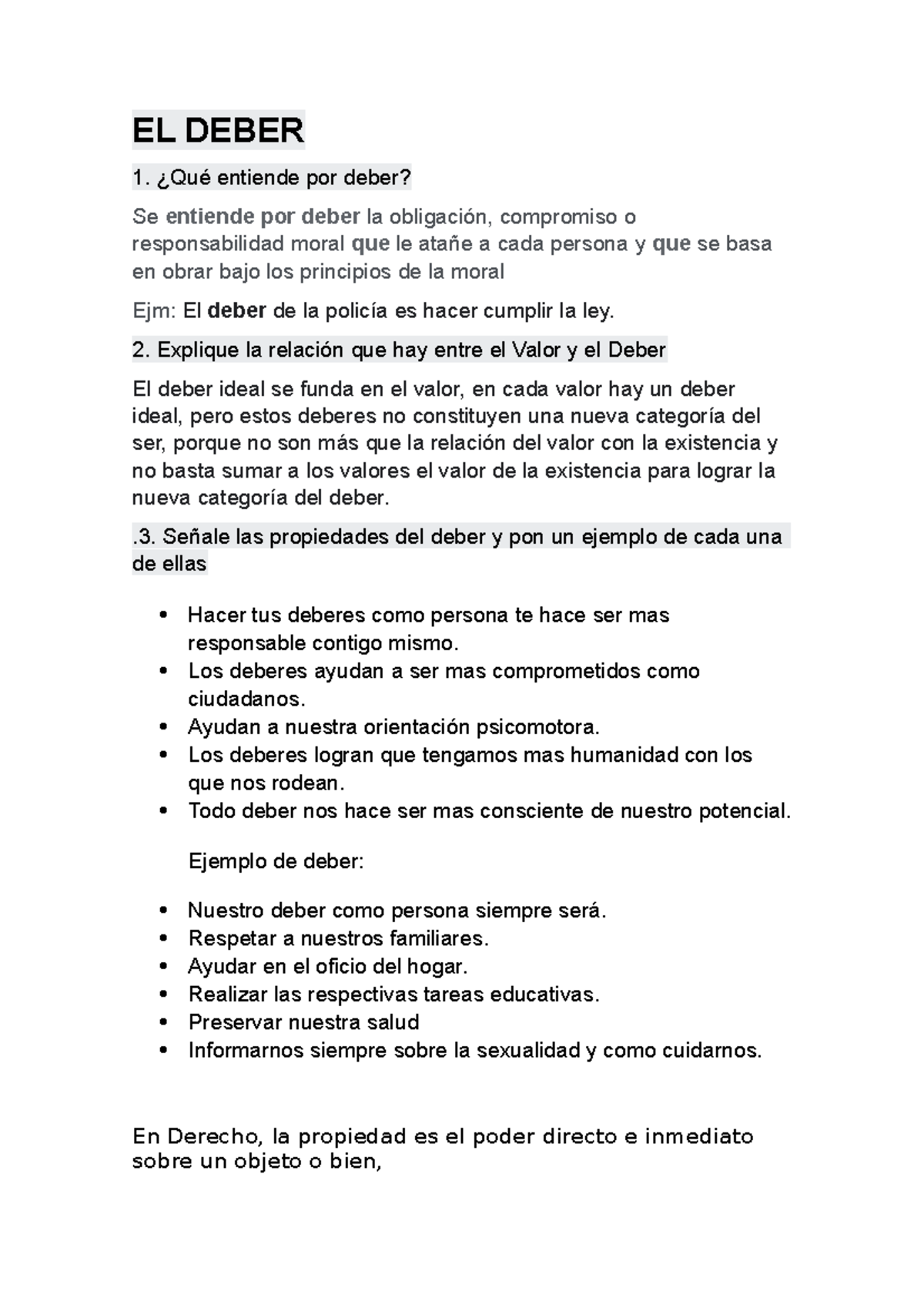 Desarrollo Humano - trabajos de las 10 cosas - EL DEBER ¿Qué entiende ...