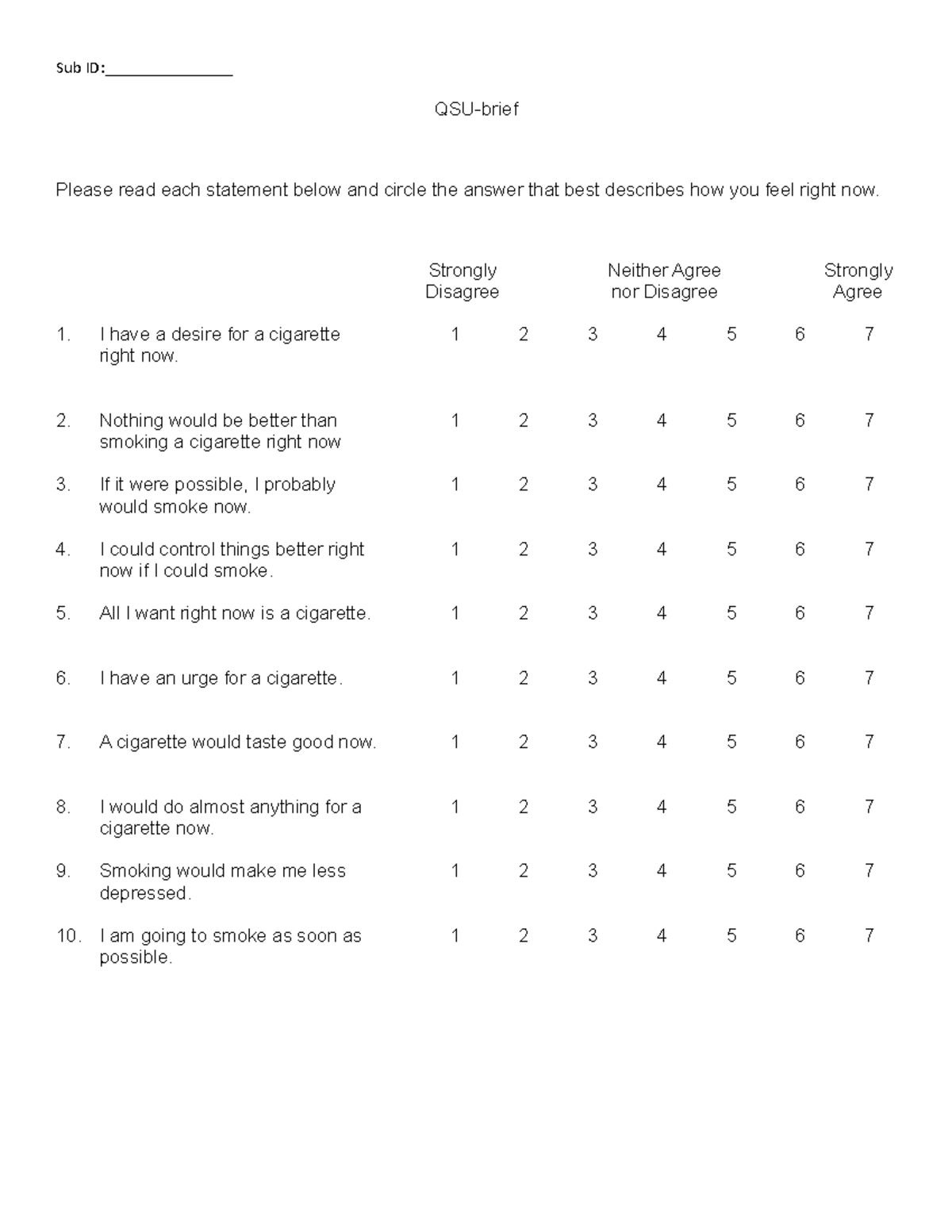 QSU - Marketing Documents - Sub ID:_______________ QSU-brief Please ...