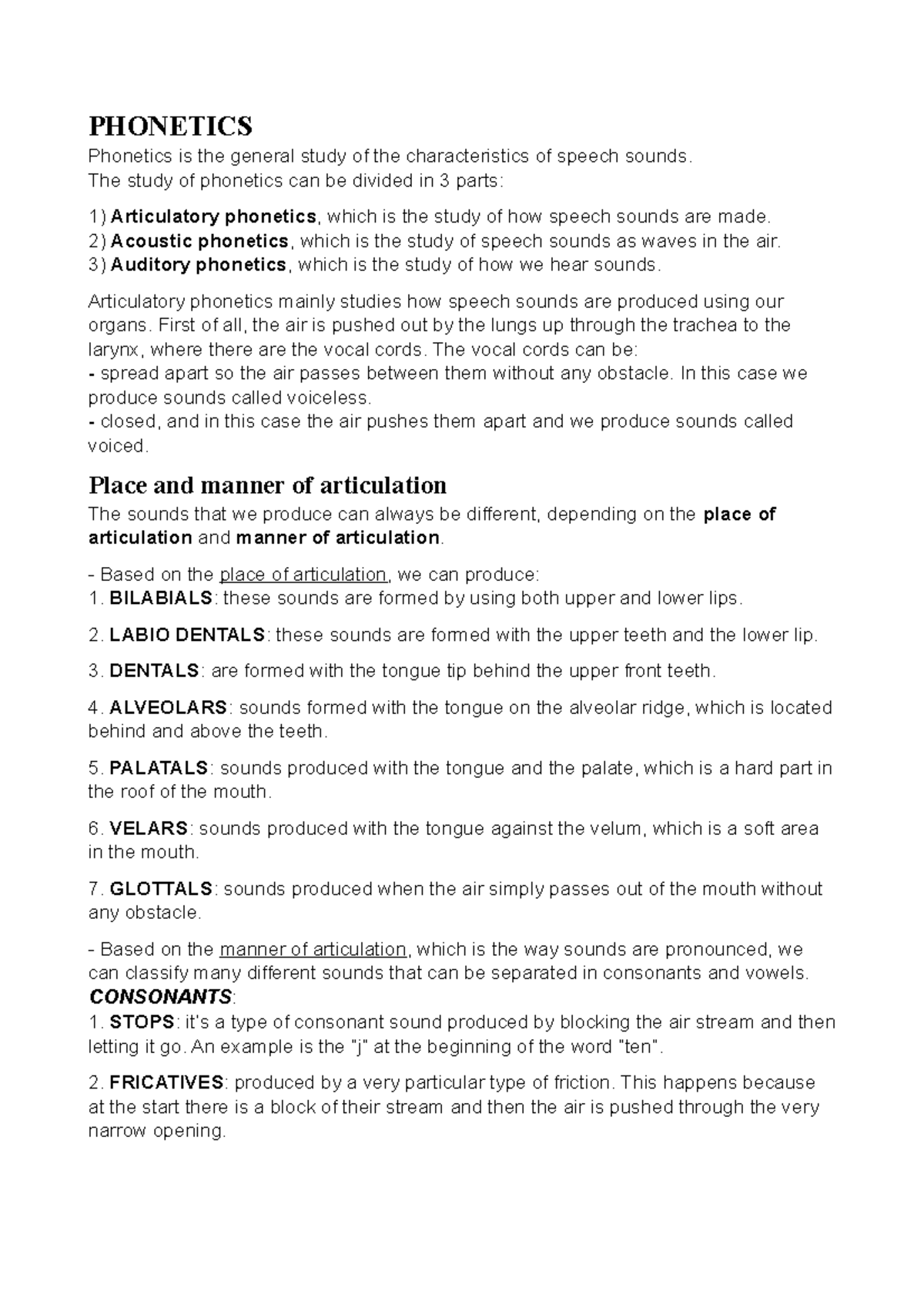 Linguistics: Semantics, Phonetics, Phonology, Morphology - PHONETICS ...