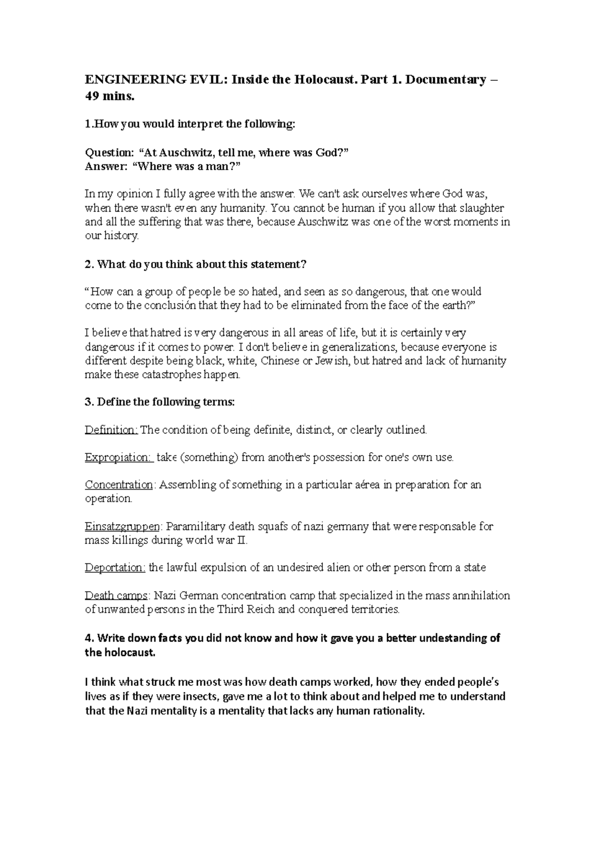 Engineering EVIL - ENGINEERING EVIL: Inside the Holocaust. Part 1 ...