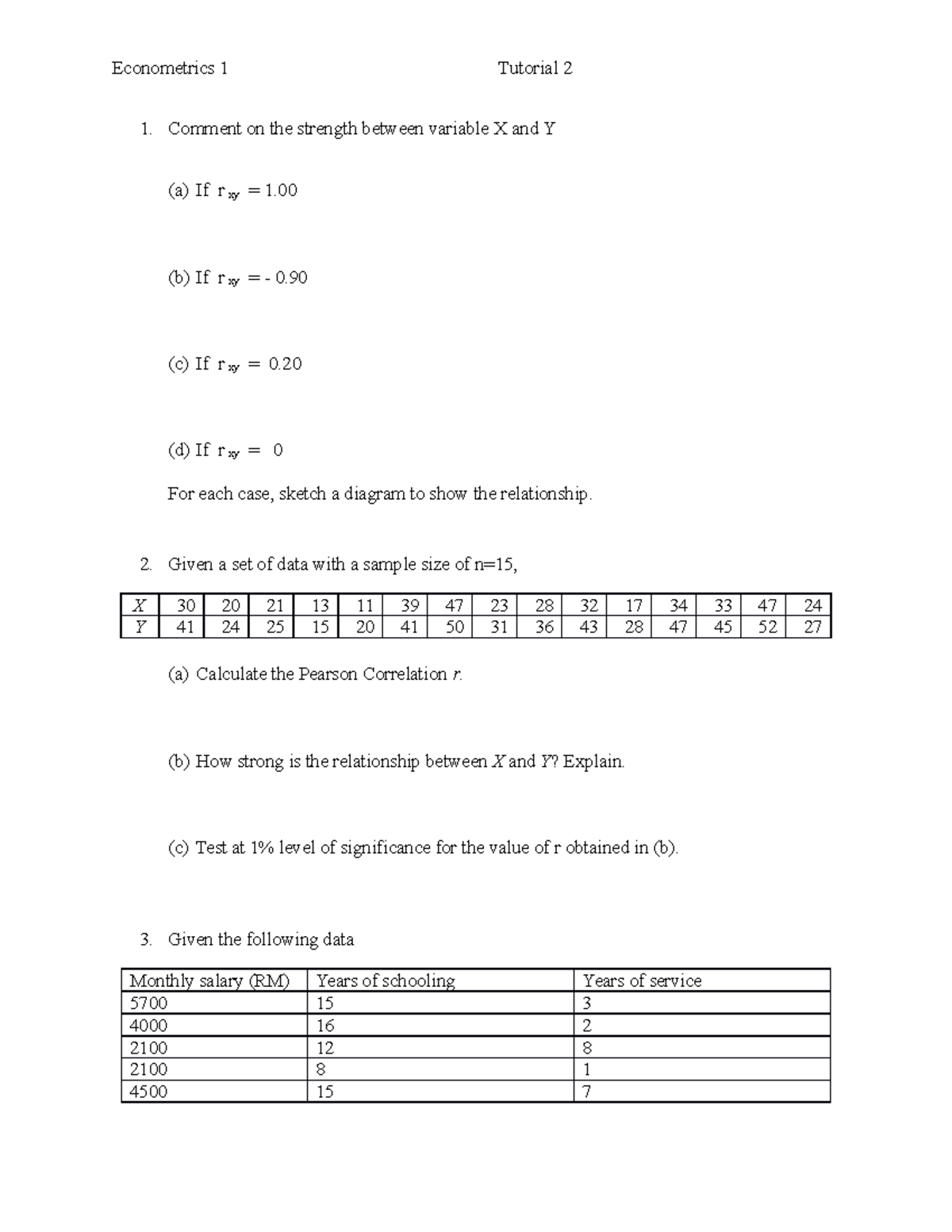 2022 Tutorial 2 EIA2013 - Econometrics 1 Tutorial 2 Comment on the ... 2022 Tutorial 2 EIA2013 - Econometrics 1 Tutorial 2 Comment on the ...