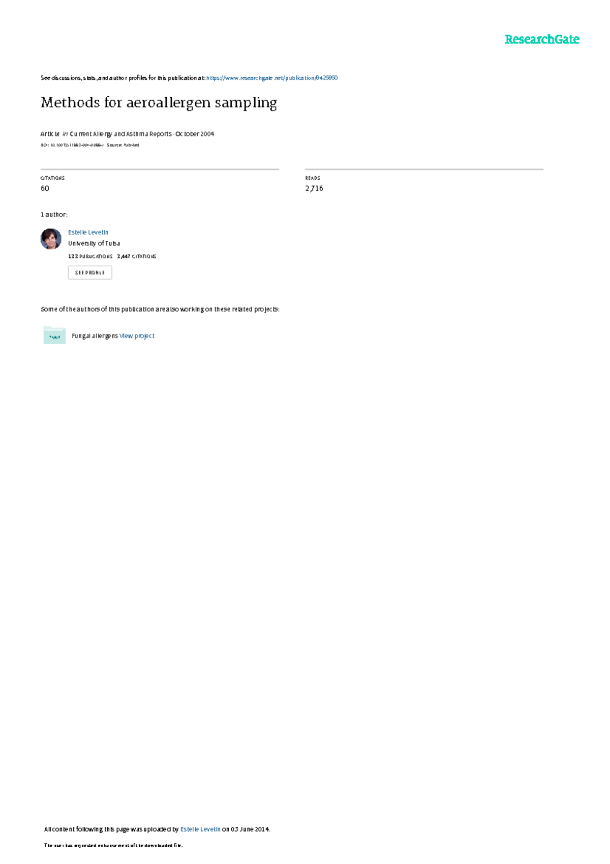 Samplingmethods - review paper - See discussions, stats, and author ...