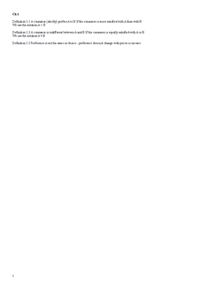 PS04 - Problem set 4 for ec2101 - ECON Kwong-Yu Wong Problem set 04 Throughout this problem set ...