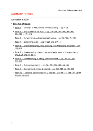 Sample/practice exam 16 November, questions and answers - Audit ...