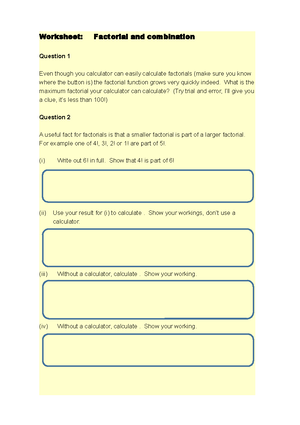 Numeracy worksheet(2) - Numeracy Worksheet Here are some questions ...