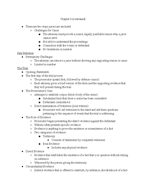 Intro to criminal justice - Chapter 2 Learning objectives/ critical ...