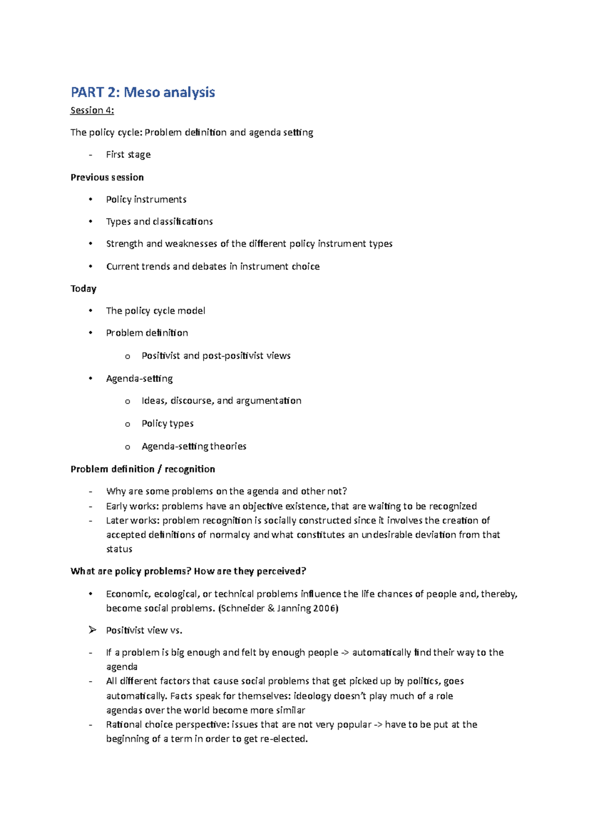 PART 2 - PART 2: Mesa analysis: course 4,6,7 based on slides and ...