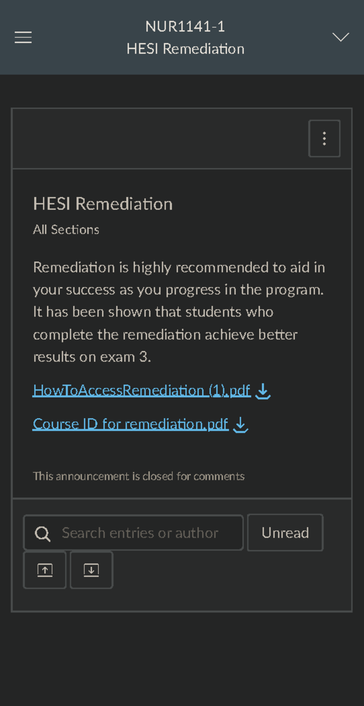 Topic HESI Remediation - HESI RemediaNUR1141-1!on HESI Remedia All Sec ...