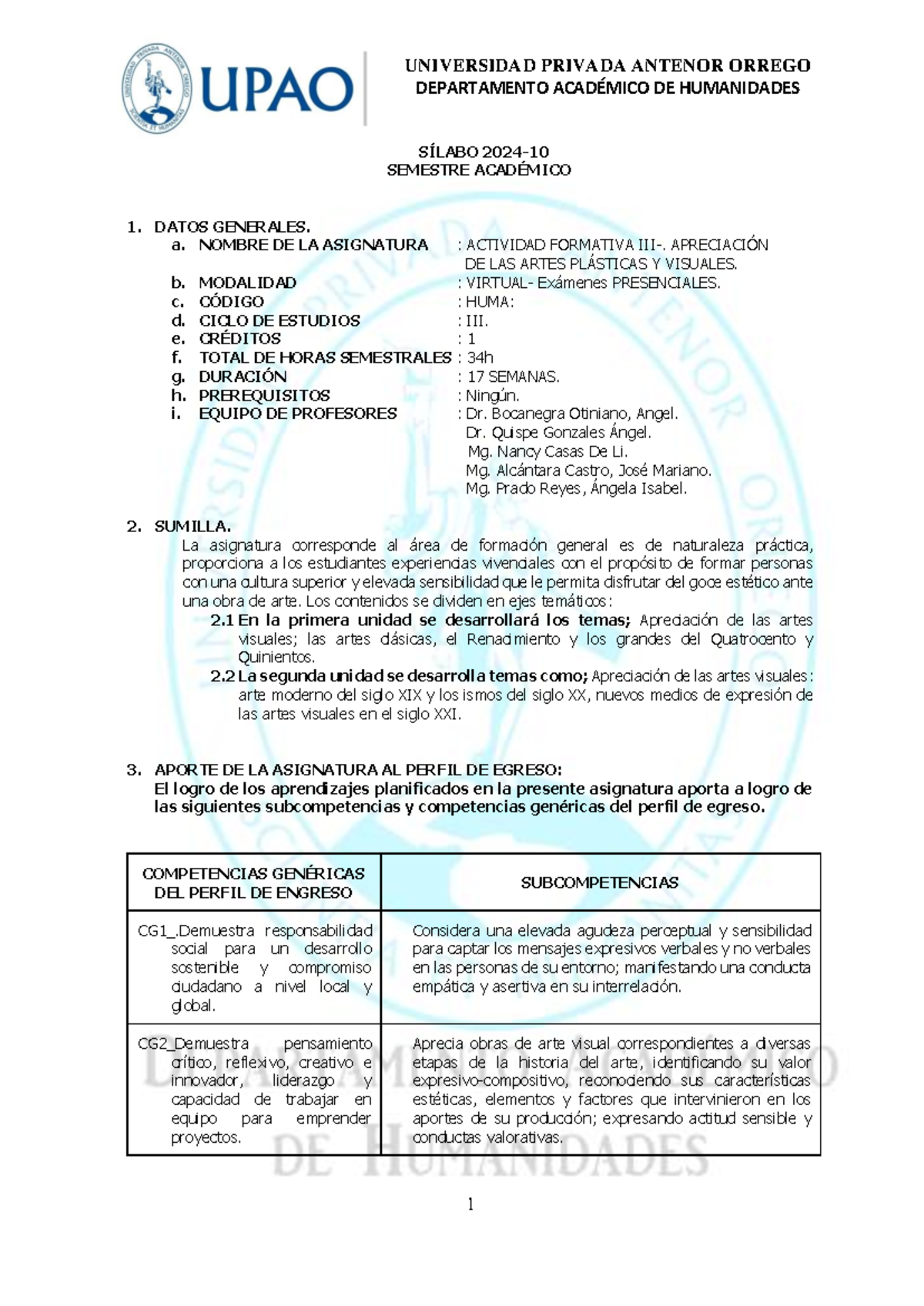 Sílabo A.F. III 2024 upao - UNIVERSIDAD PRIVADA ANTENOR ORREGO ...