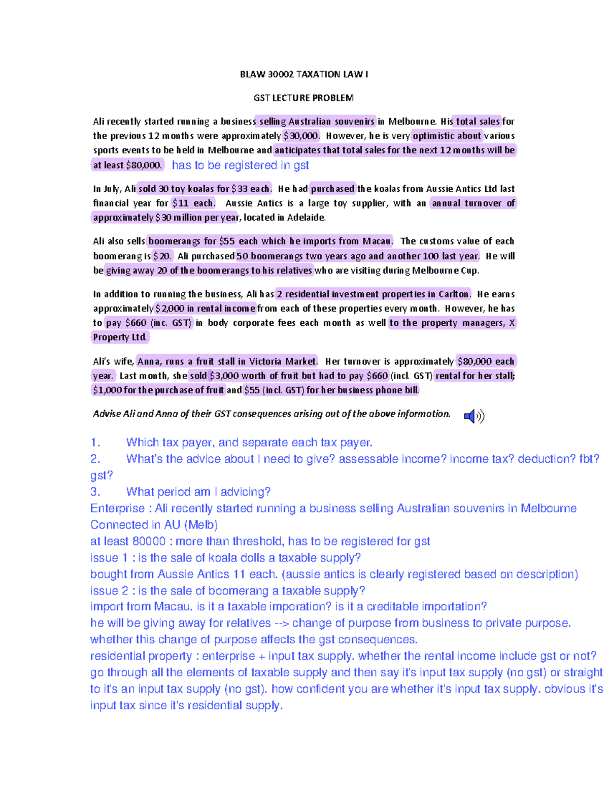 GST Lecture Problem - Warning: TT: undefined function: 32 Warning: Popup annotation has a ...