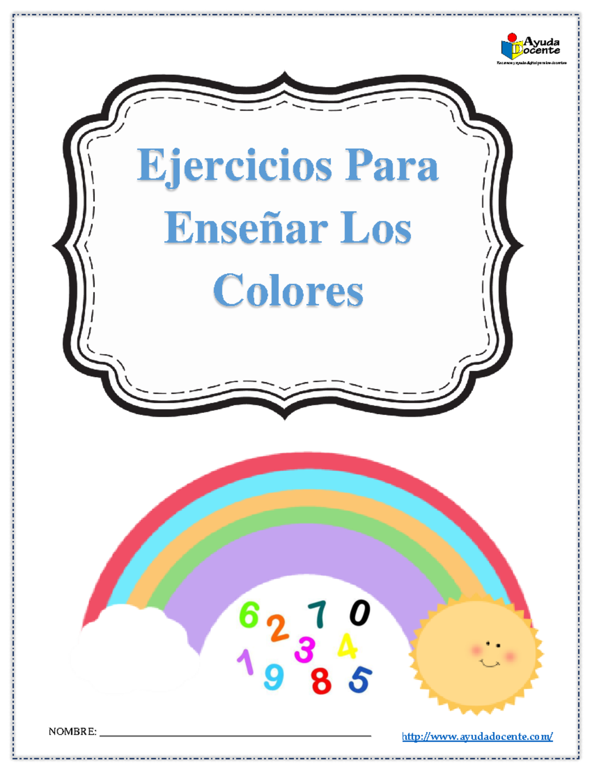 Ejercicios Para Enseñar Los Colores - NOMBRE