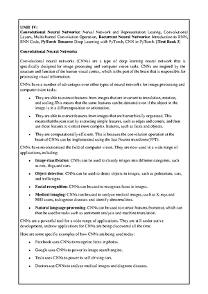 DL UNIT-5 - JNTUK R20 - Unit Deep Learning 1 to Syllabus Interactive ...