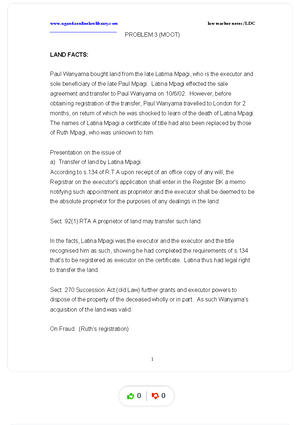 LAW OF Contract-2 Notes - SCHOOL OF LAW UGANDA CHRISTIAN UNIVERSITY ...