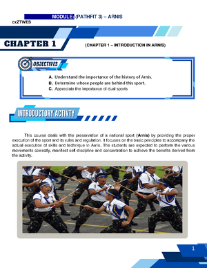 PE 3 Pathfit 3 Chapter 9 Culliot - CULLIOT (TUG OF WAR) A. Discuss the ...