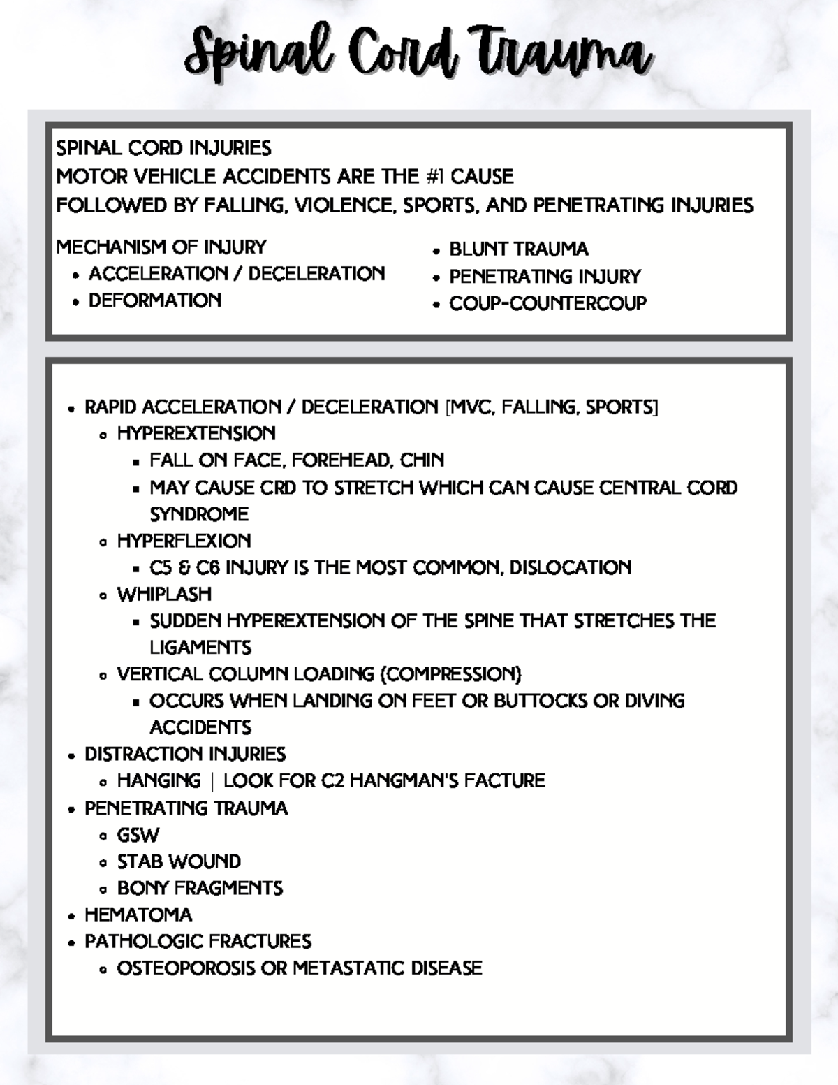 Level Up-Spinal Cord Trauma - Level↑ Spinal Cord TraumaSpinal Cord ...