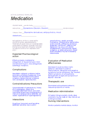 Cardizem - ATI Medication Template - ACTIVE LEARNING TEMPLATES ...