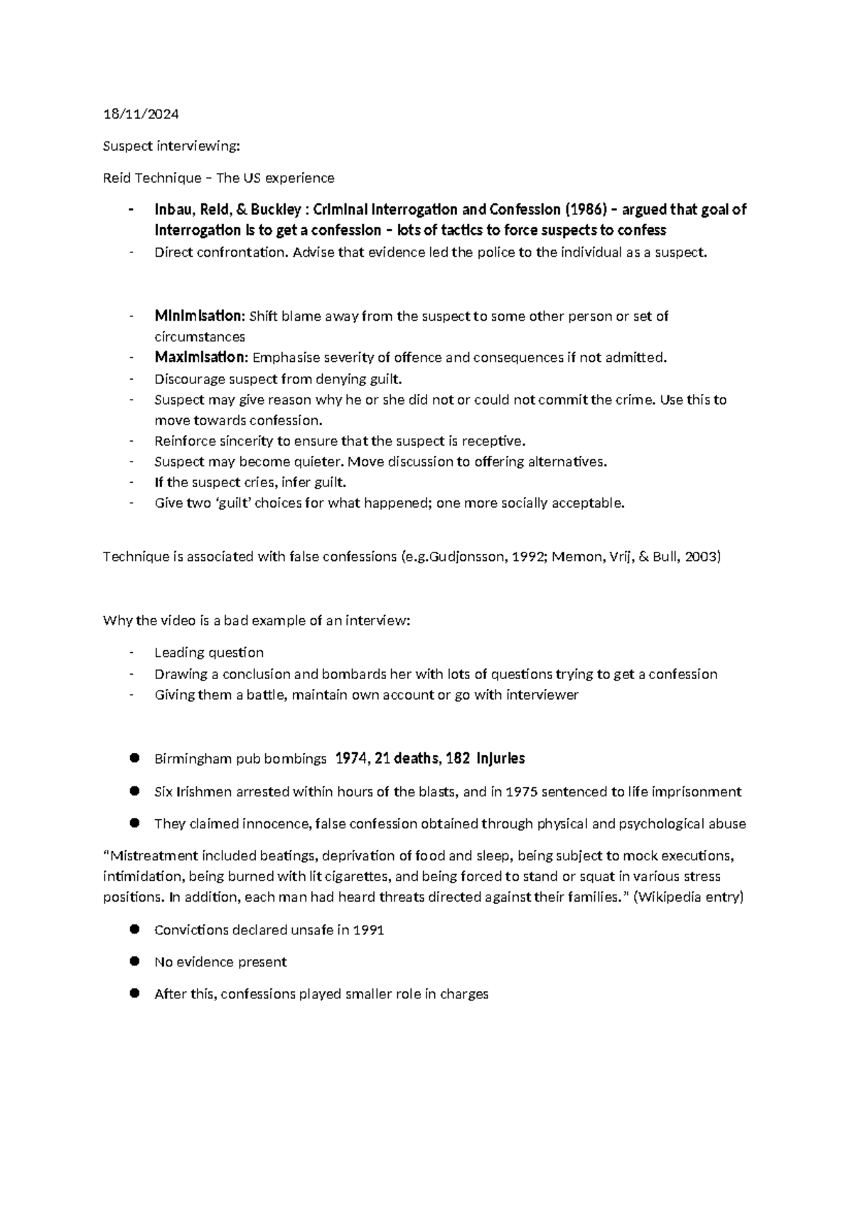 Interviewing Suspects Witnesses 18 11 Suspect