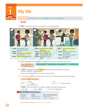 Personal Best A1 Students Book SS - Language App, unit-by-unit grammar ...