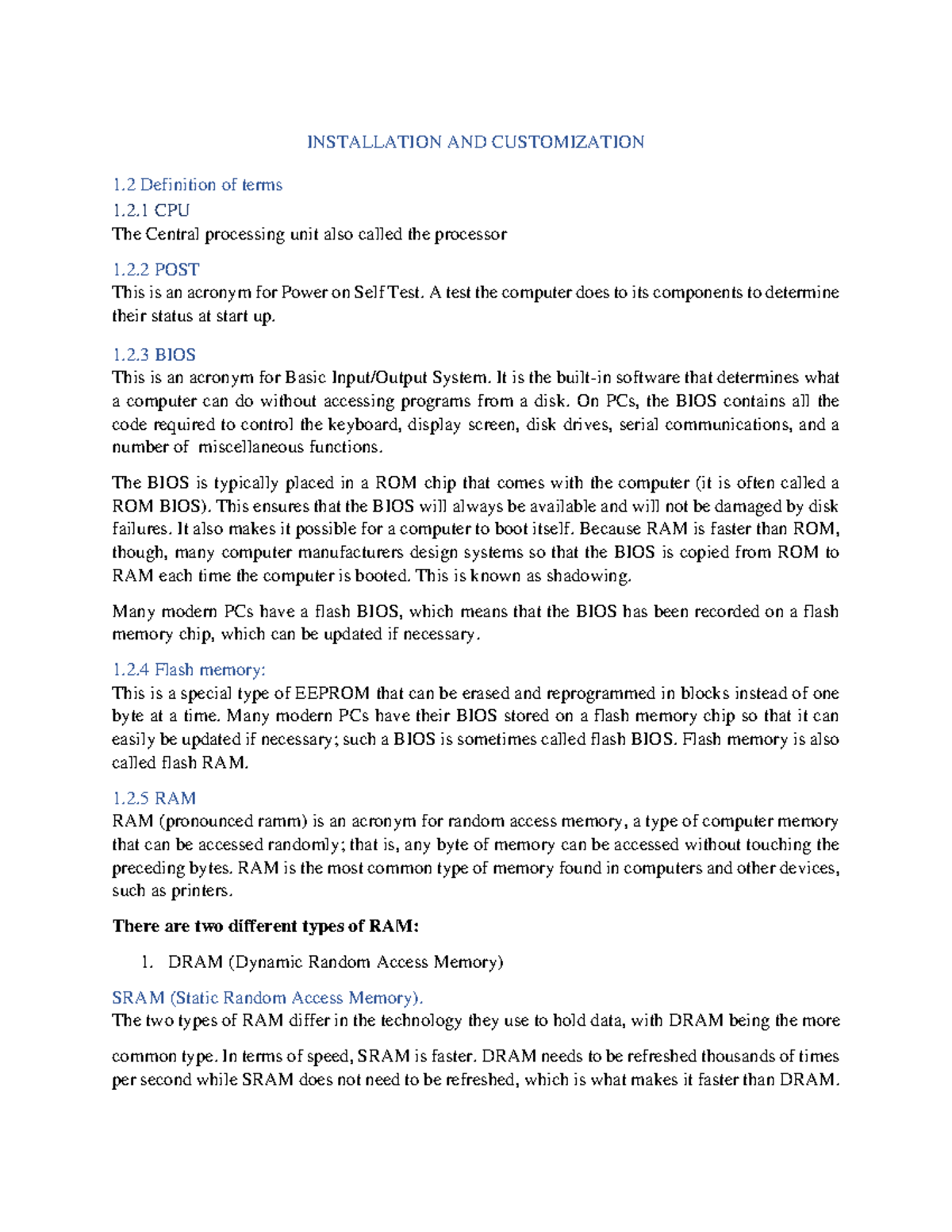 2-Lecture 3-basics of Installation AND Customization - INSTALLATION AND ...