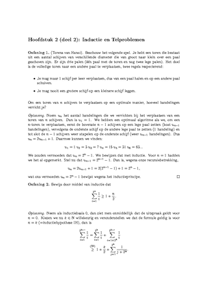 Discrete Wiskunde Hoofdstuk 2 deel 3 telproblemen Oplossingen ...