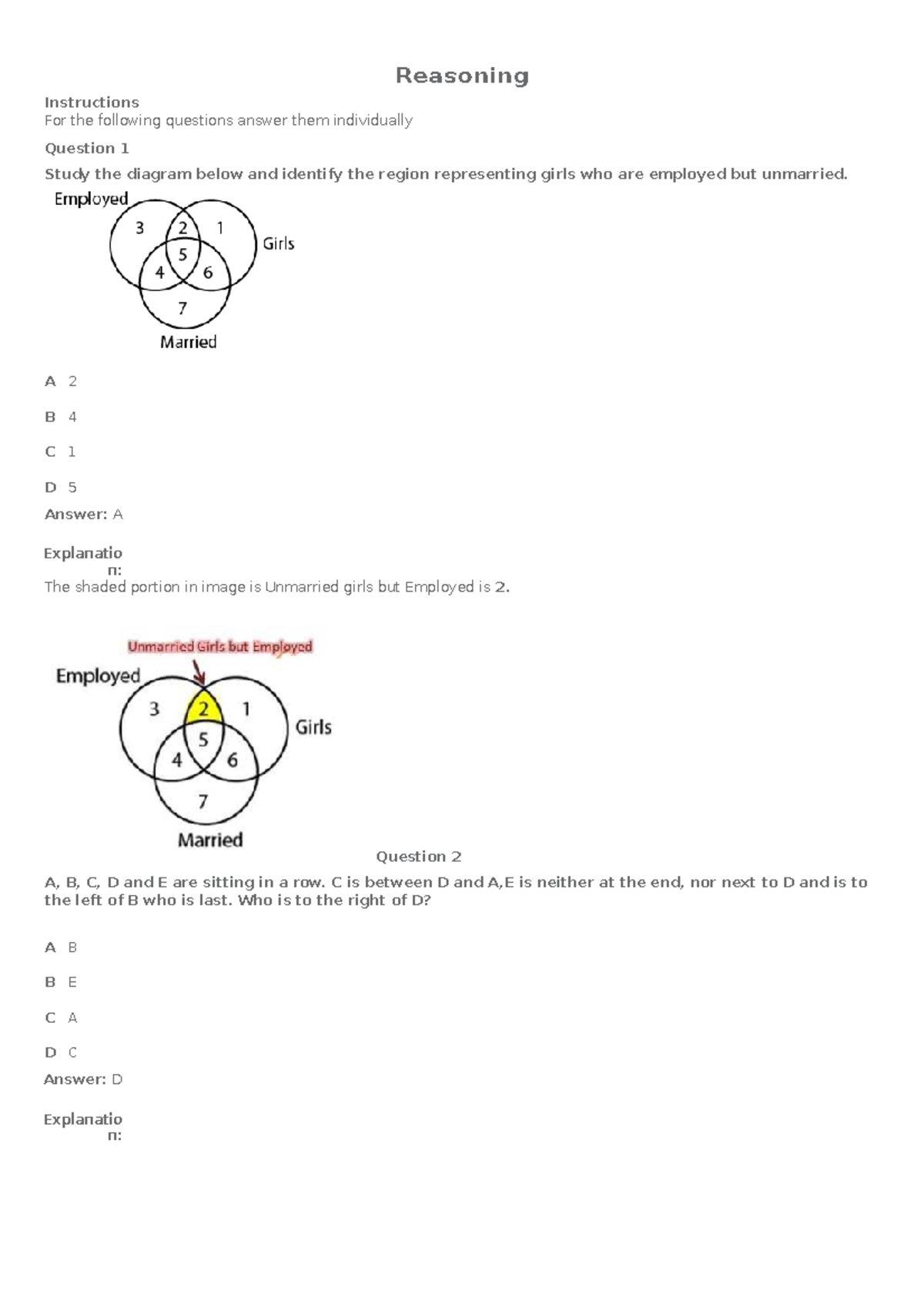 Shift-3 Paper with Solutions-converted - Cognitive Aptitude Test II ...