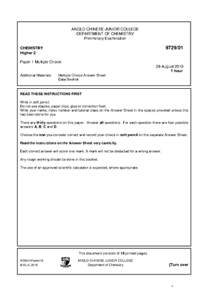 Tut 3 soln - tutorial for CM2101, ans in separate document - Questions for Tutorial 3 For ...