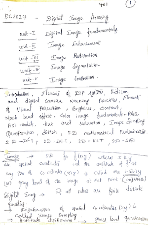 Properties of Fourier Transform - Digital Image and Video Processing - Studocu