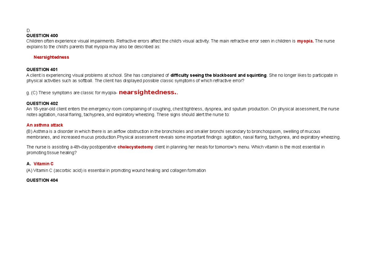 800 - Notes - NURS421 - SFSU - Studocu