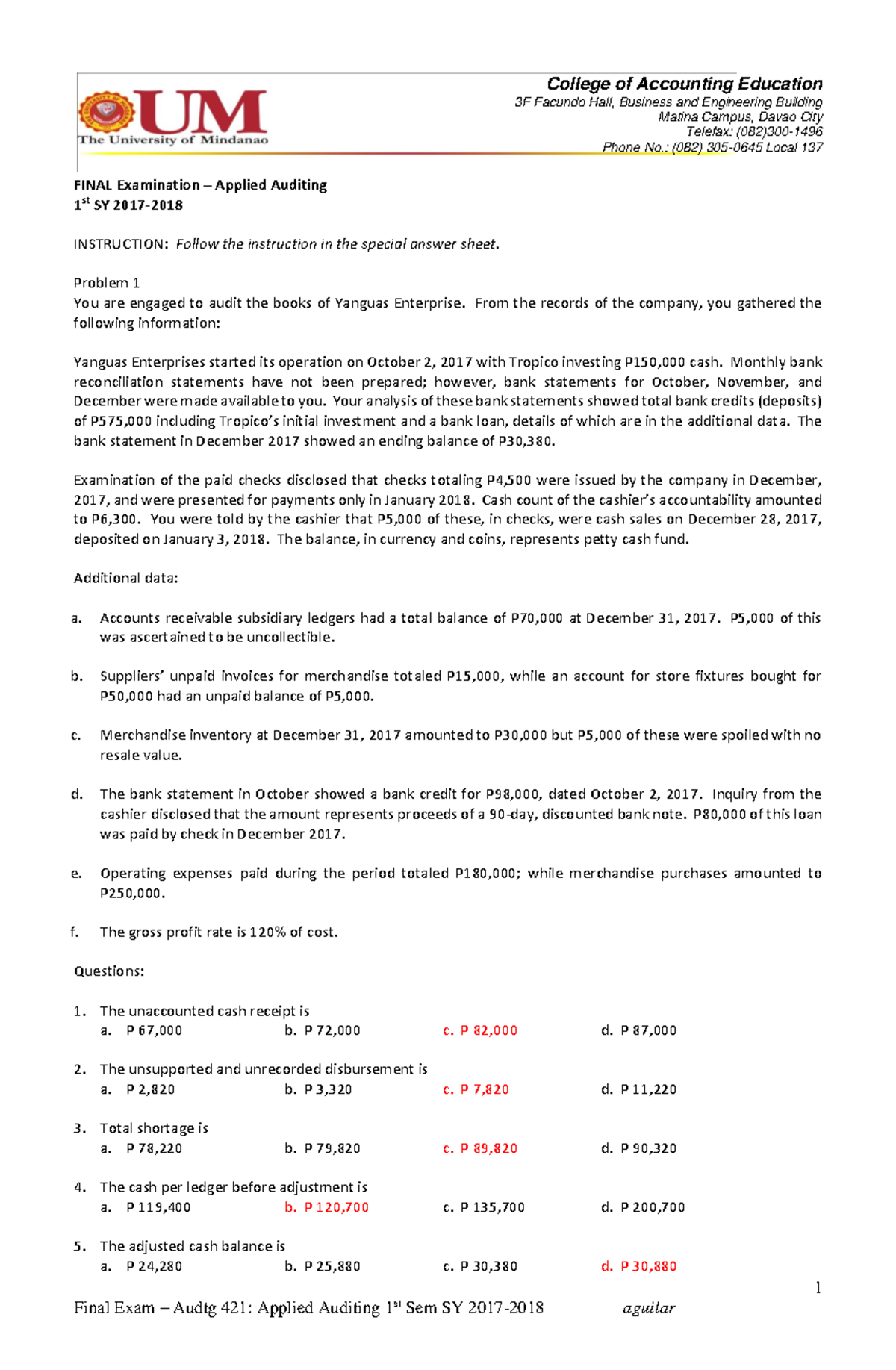 Final-exam-12-pdf-free compress - 1 College of Accounting Education 3F ...