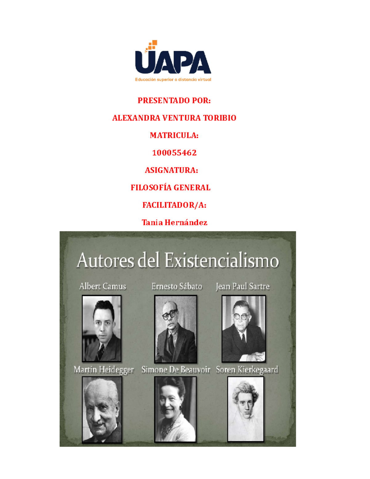 Semana 10 Filosifia - PRESENTADO POR: ALEXANDRA VENTURA TORIBIO ...