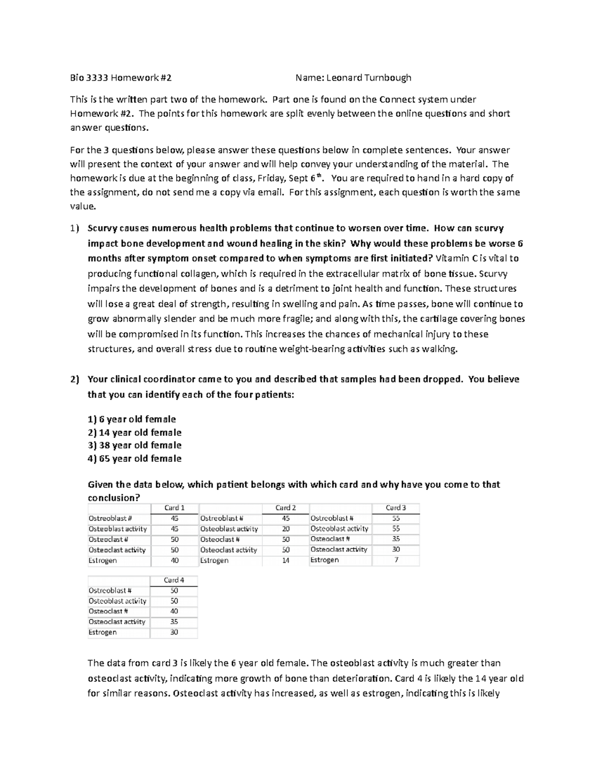 FS'19 HW#2b - Canvas - Bone formation and potential disease causing ...