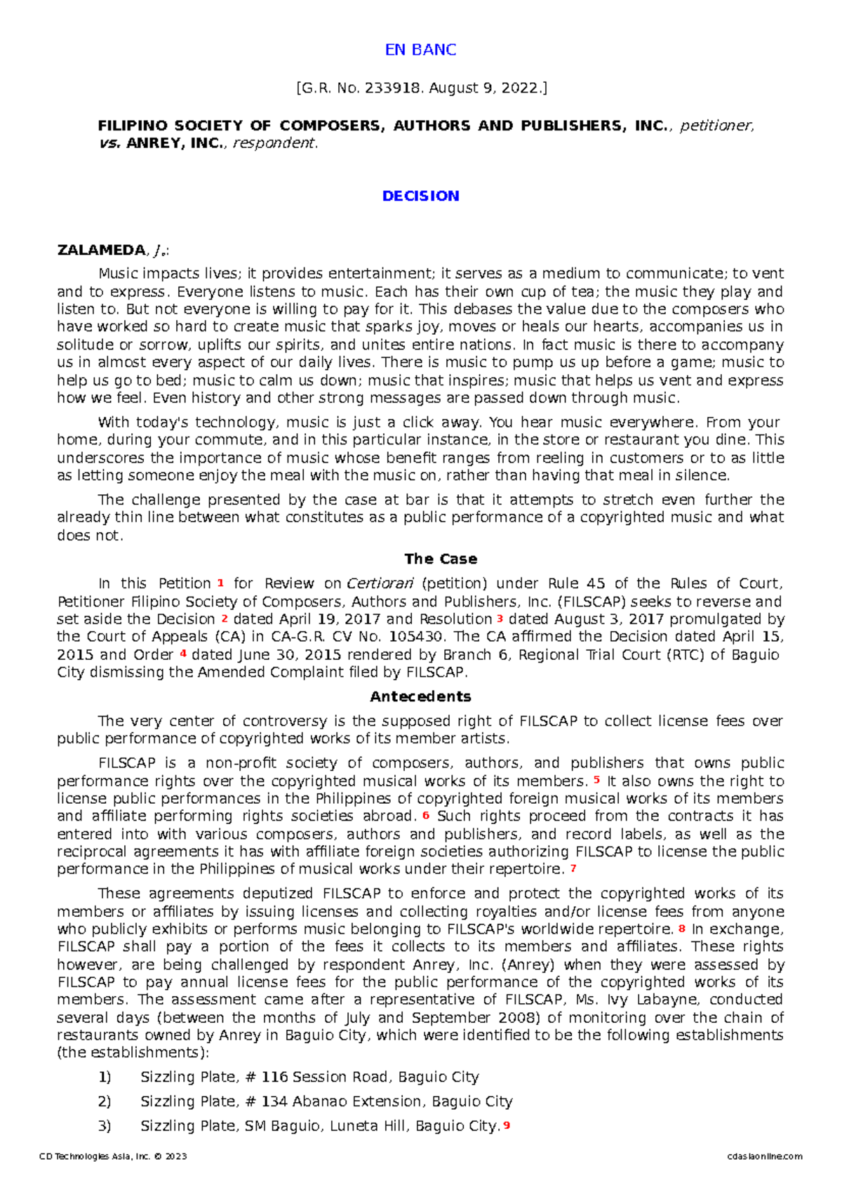 Filscap v. Anrey - Lorem Ipsum is simply dummy text of the printing and ...