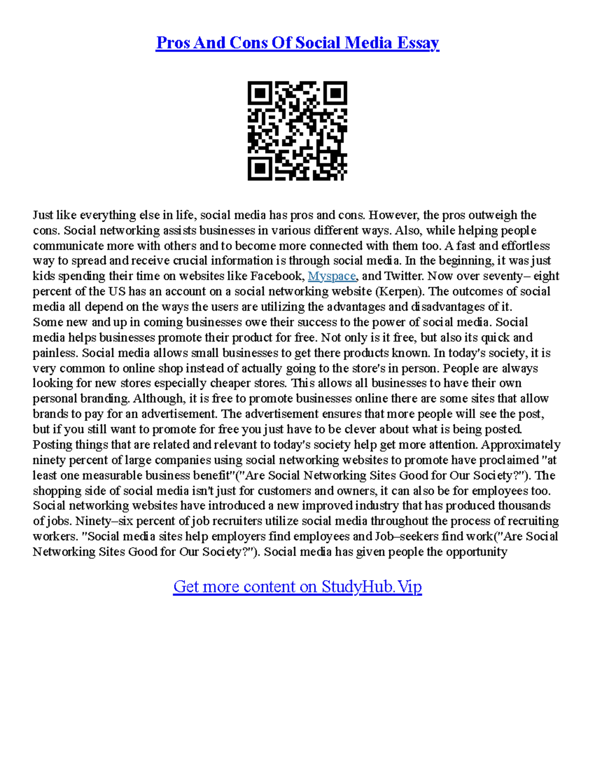 Essays On Social Media - Pros And Cons Of Social Media Essay Just like ...