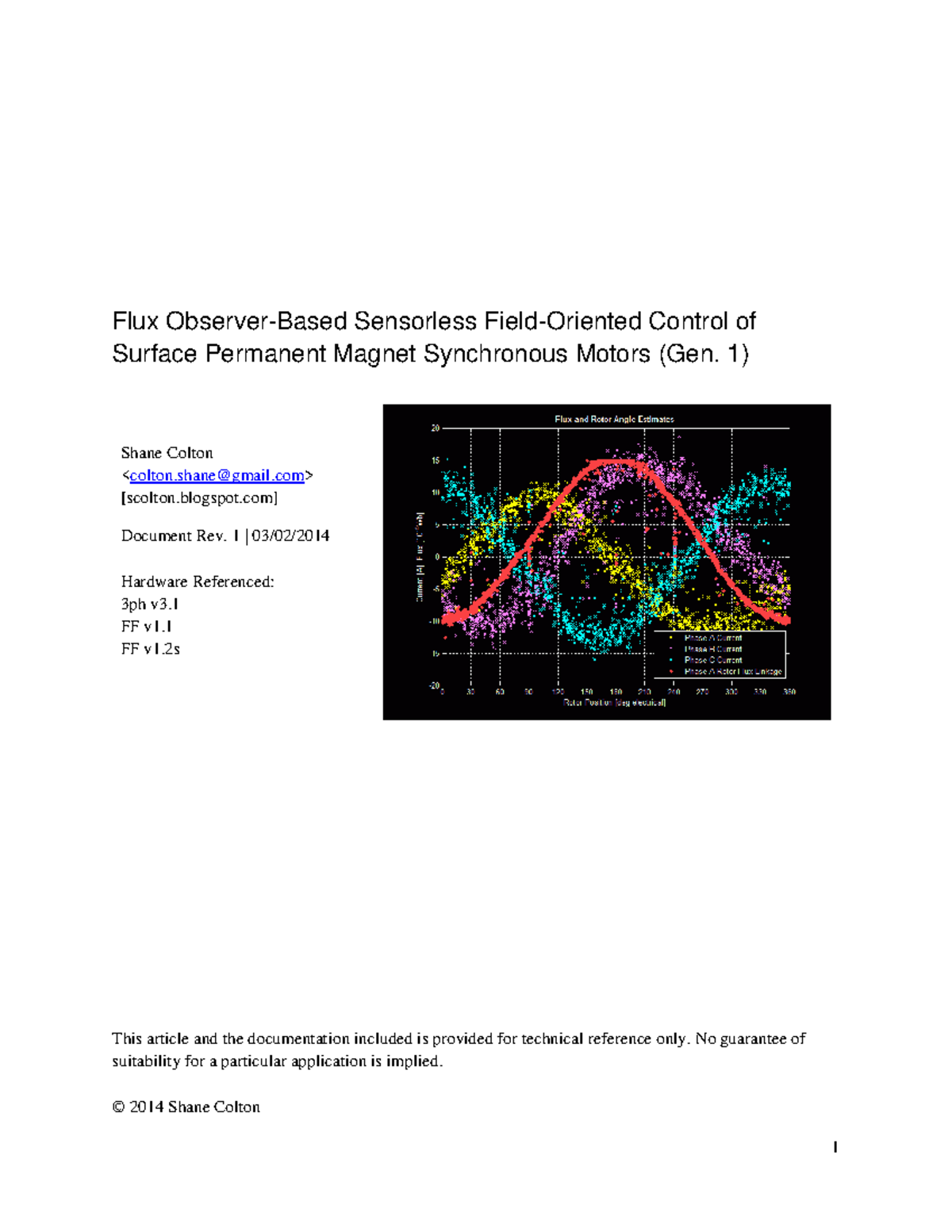 Flux Observer-Based Sensorless Field-Oriented Control of Surface ...