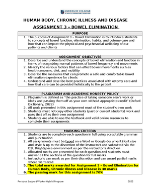 Assignment 2 - Ethics in the Workplace - Role of the PSW in Client Care ...
