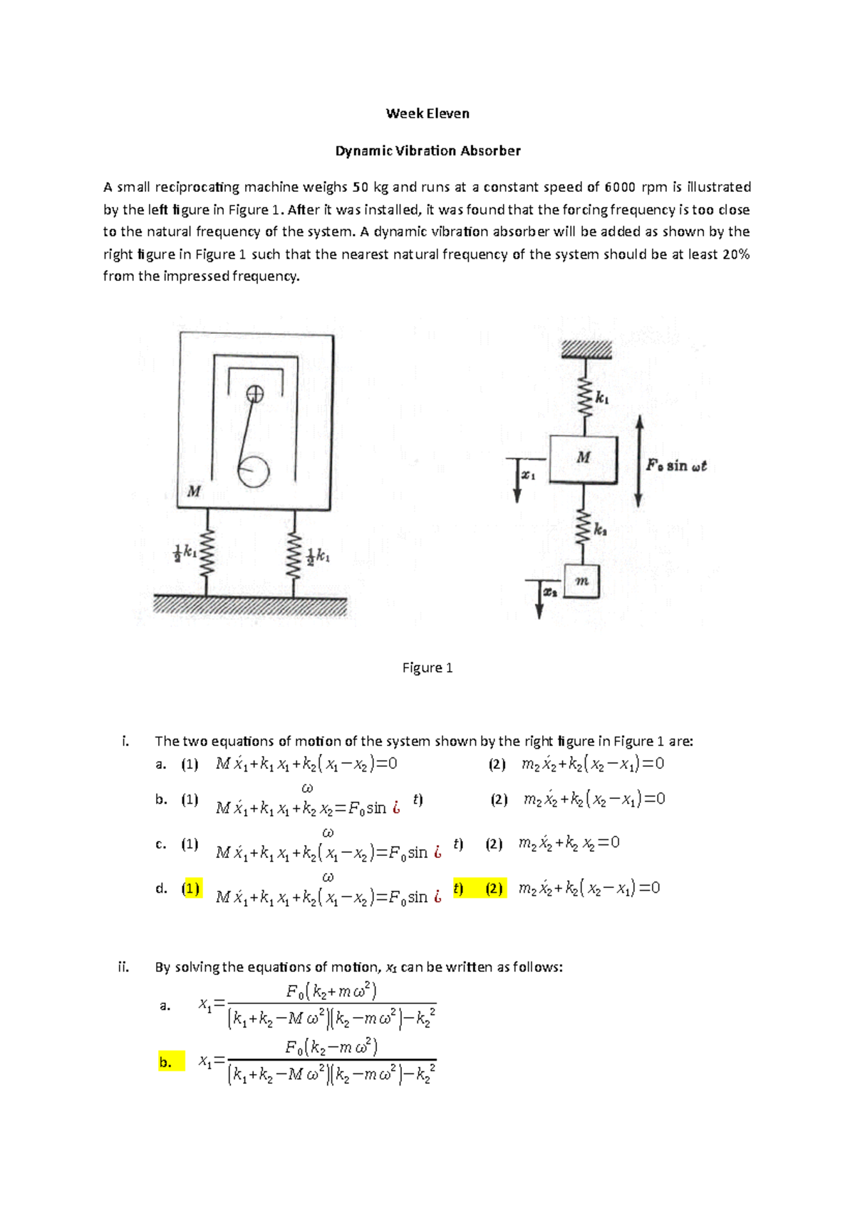Submission 10Week11(M)Submission 2Week3(M) tutorial - with solutions ...