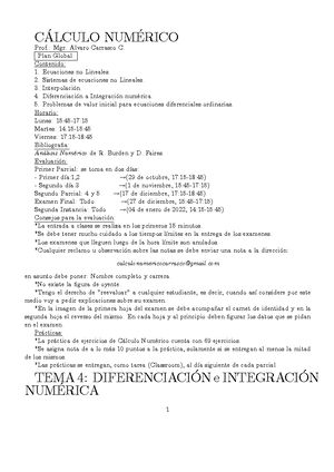 Num Ex Final Mesa 1 - Calculo numérico - Examen Final y de Mesa C·lculo ...