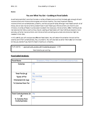 Lab 4 - Cell Structure Function - Laboratory 2: Unicellular Life (84 ...