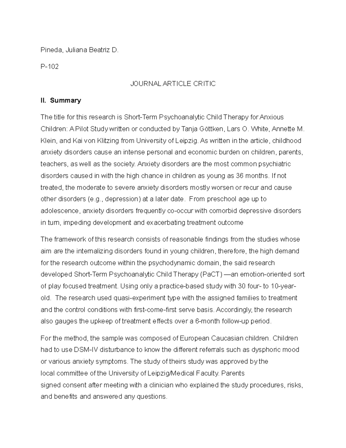 Journal Article Critic Theoper - Pineda, Juliana Beatriz D. P- JOURNAL ...