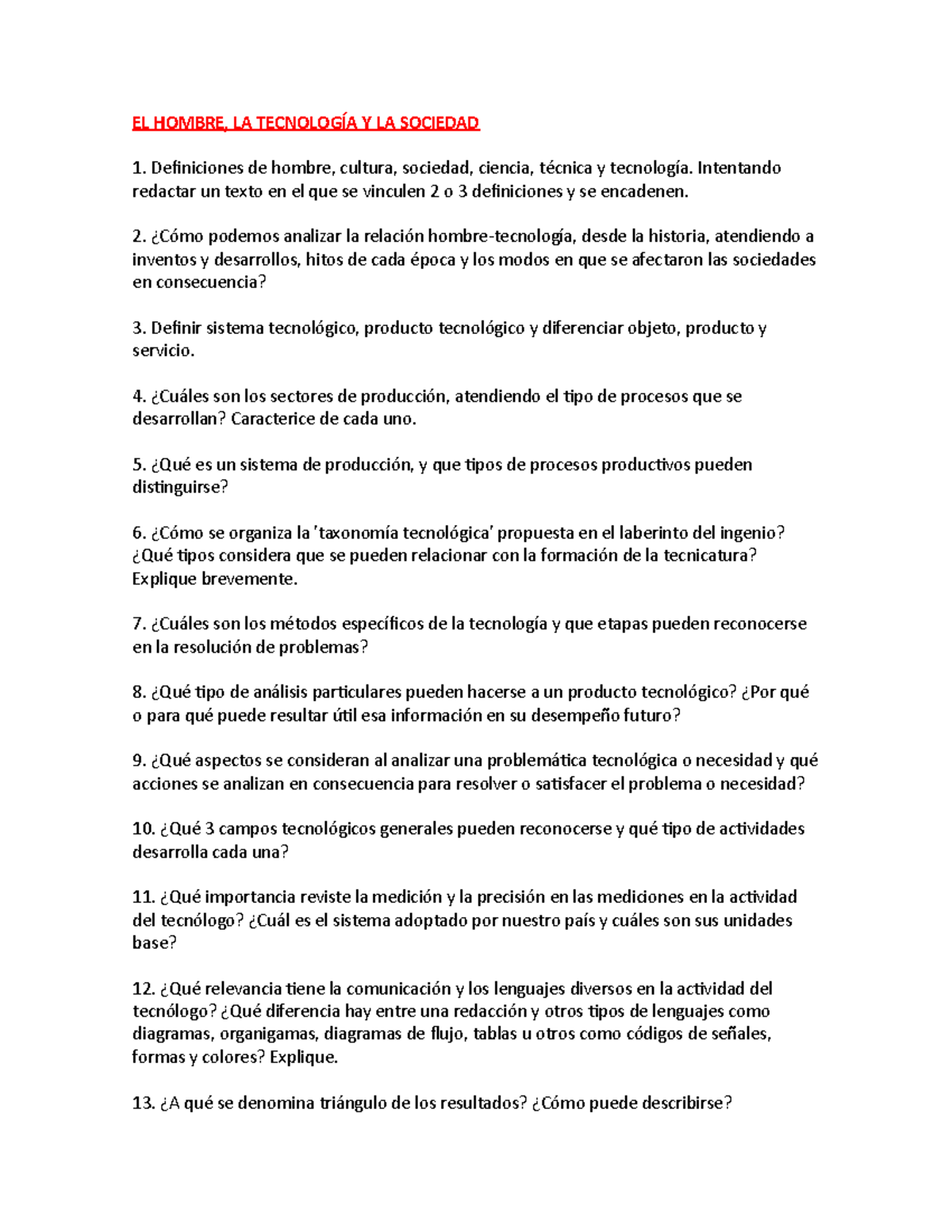 EL Hombre, LA Tecnologia Y LA Sociedad - EL HOMBRE, LA TECNOLOGÍA Y LA ...
